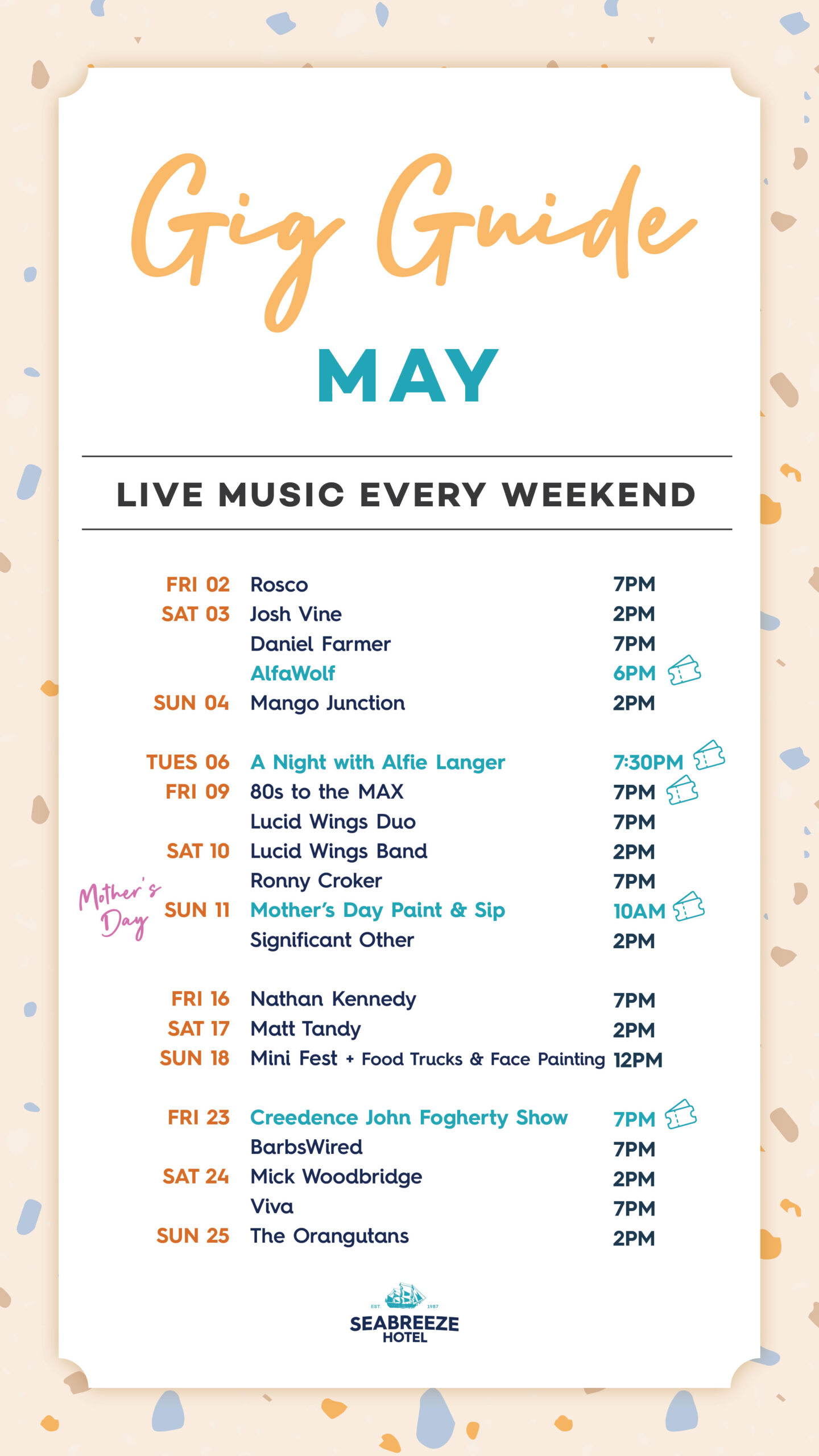 Free Live Entertainment - The Seabreeze Hotel | Mackay