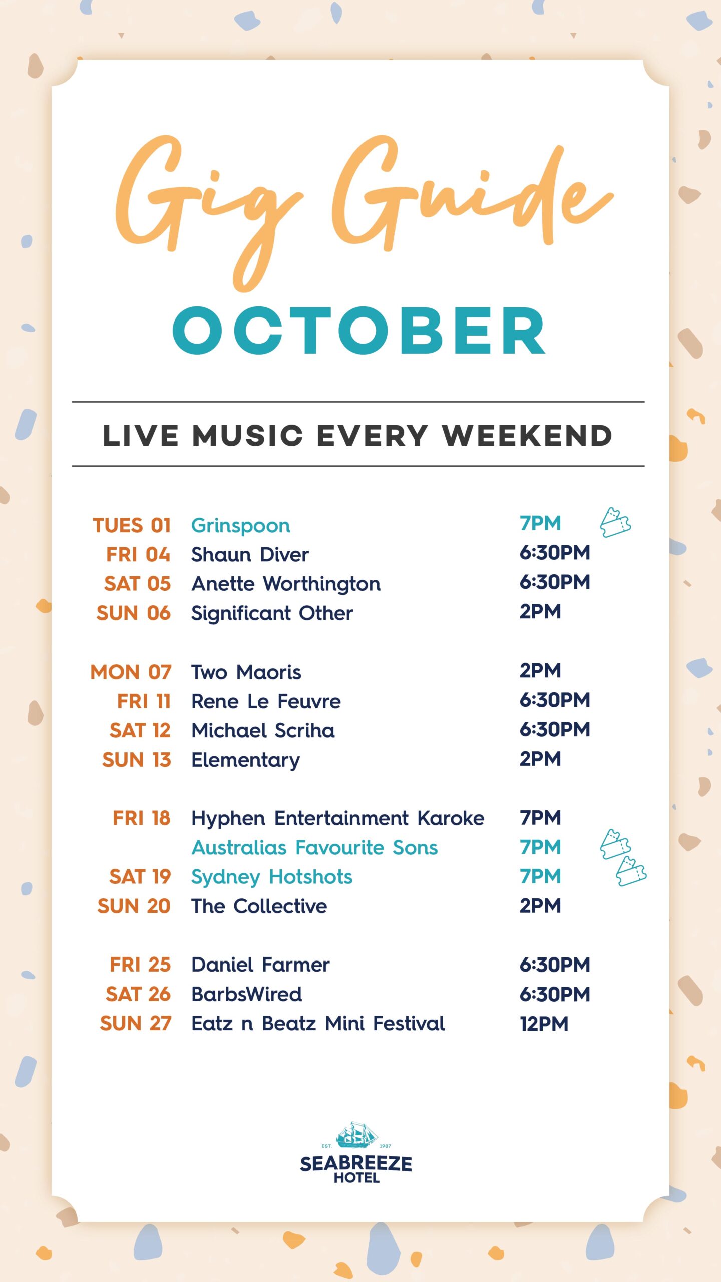 Free Live Entertainment - The Seabreeze Hotel | Mackay